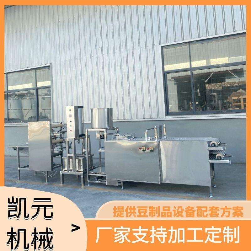 多功能自动千张设备小型不锈钢豆腐皮机 百叶机