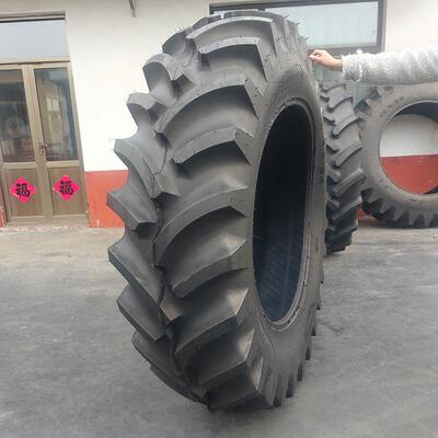 16.9-34拖拉机轮胎 16.9 18.4R34拖拉机加密人字花纹农业轮胎