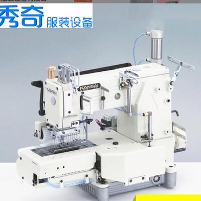 关西KANSAI小方头12针贴条带机全自动FX4412P-UTC橡筋机