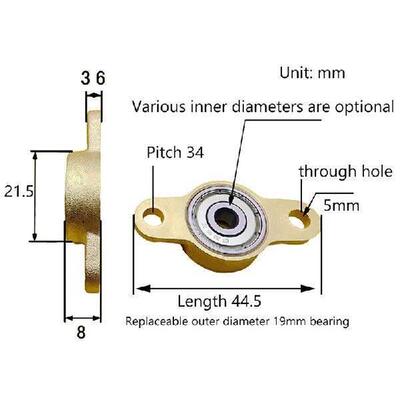 Caliber Zinc Alloy Bearing KFL05 KFL06 KFL07 KFL08 KFL10