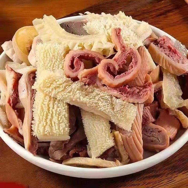新货 内蒙古正宗羊杂熟食小吃羊肉汤羊杂汤原味香辣味即食半成品