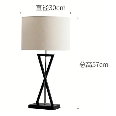 高档现代简店约美式创铁艺台灯个性卧室床客头灯复古厅酒意书房装