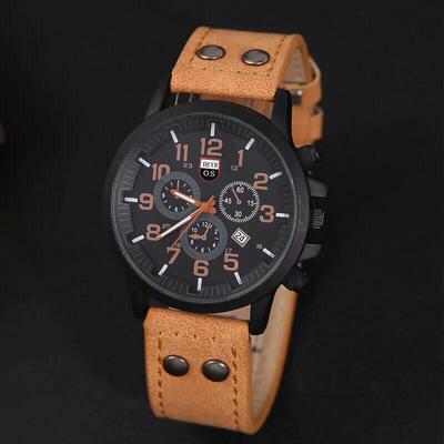 4PCS Set Fashion Mens Sports Bracelet Watches For Men Milita