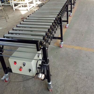 滚筒输送机电动输送机O带同步带动力伸缩辊道机升降辊道机