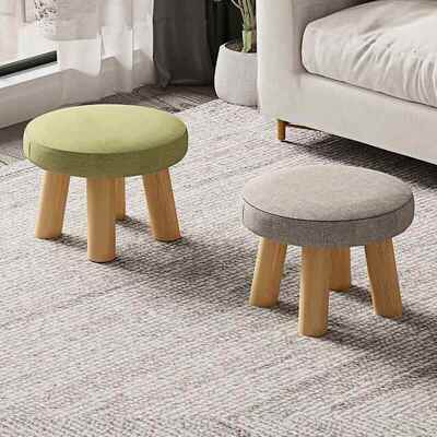 Small Stool Home Sofa Stool Low Stool Lazy Round Footstool