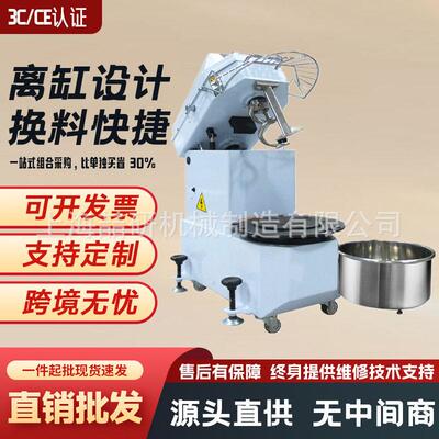 离缸和面机向上提升商用双动双速揉面机立式H20H30H40定制和面机
