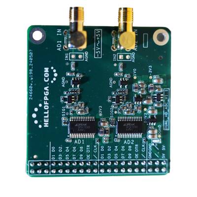 10位50MSPS双路高速AD ADC模块3PA1030芯片 FPGA采集工程模块