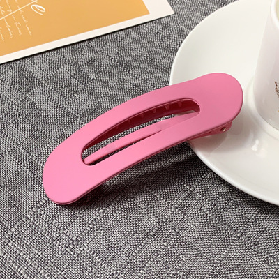 大号抓夹鸭嘴夹女发夹发量多脑后勺一字夹透明发卡头饰盘头发夹子