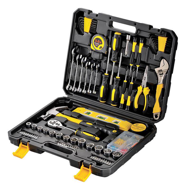 108P工具套装家用五金手动工具组合汽车维修组套工具箱