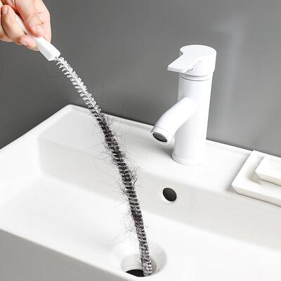 Drain Hair and Fuzz Cleaner, Bathroom Pipe Unclogging Tool,
