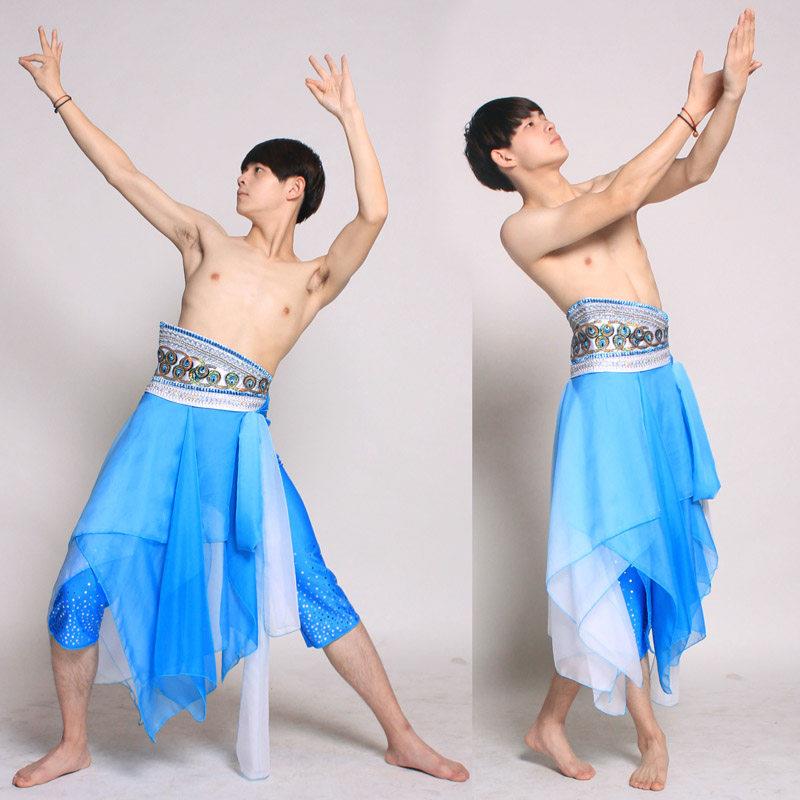 水韵男装/傣族男生舞蹈服装少数民族打鼓服典表演出服cosplay艺考