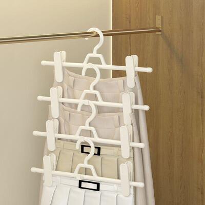Invisible clips for home use, versatile hangers for pants an