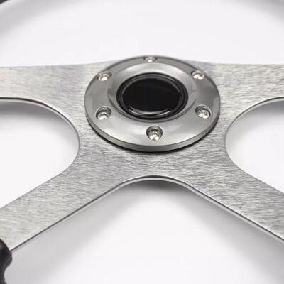 厂家直销 14寸汽车改装通用方向盘赛车改装STEERING WHEEL