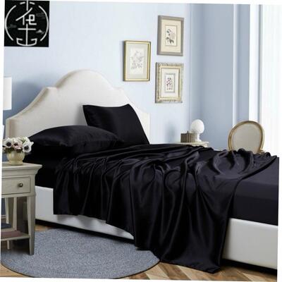 stain silk bedsheet sets fitted bed sheet set bedding cover