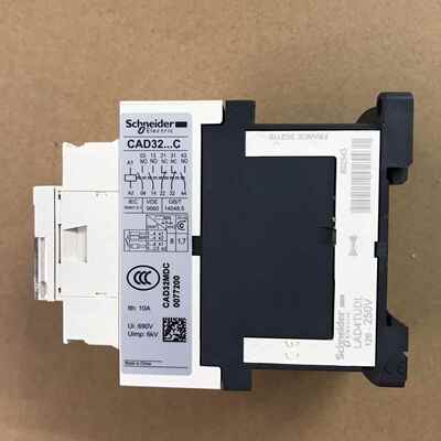 原装正品 施耐德控制继电器 直流DC220V 带三常开两常闭 CAD32MDC