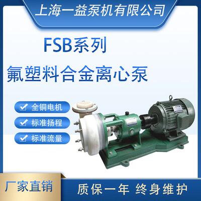 FSB系列氟塑料合金离心泵 65FSB-型防爆合金耐酸碱泵耐腐蚀化工泵