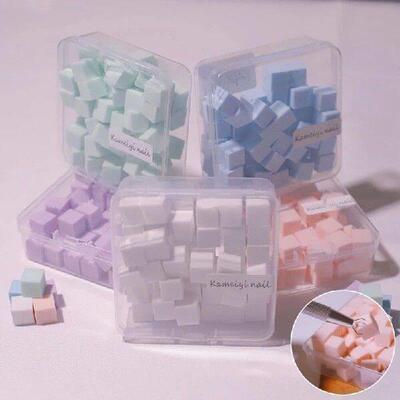 50PCS Sponge Gradient Nail Art Stamper Tools Gel Polish
