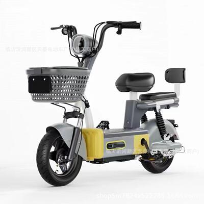 外贸工厂直销48V350W成人学生两轮电瓶车踏板式电动车