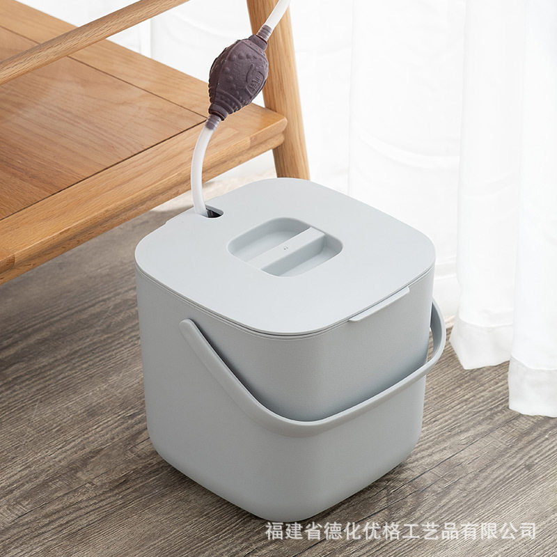 茶桶茶渣分离排水桶茶道功夫茶具茶台过滤茶手提水桶废水收纳桶