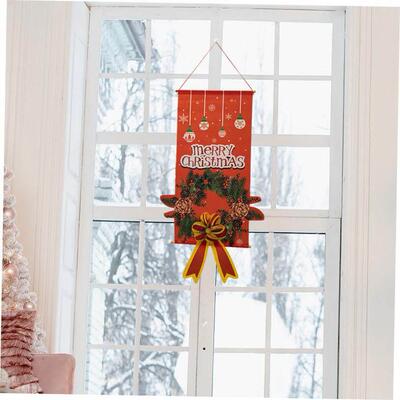 Christmas Ghost Face Pumpkin Door Hangings Witch Hat Trick