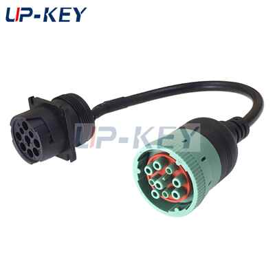 适用于Nexiq 406004 CAN3至CAN1转换线J1939德驰康明斯9P延长线