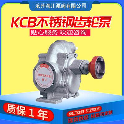 不锈钢齿轮泵KCB200-300齿轮油泵输送泵自吸式304材质管道输油泵