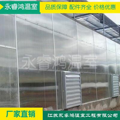 新款蘑菇温栋温室大规棚多格钢管连蔬保菜JFB温室大棚