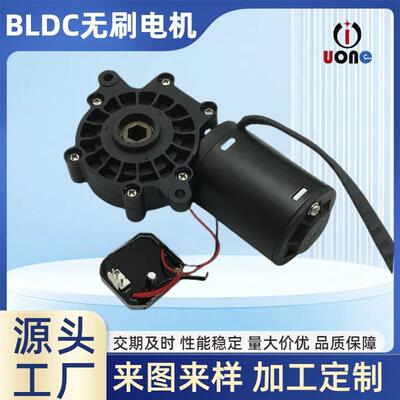 大量供应BLDC无刷电机直流无刷蜗轮蜗杆减速马达12v24v36v电动机