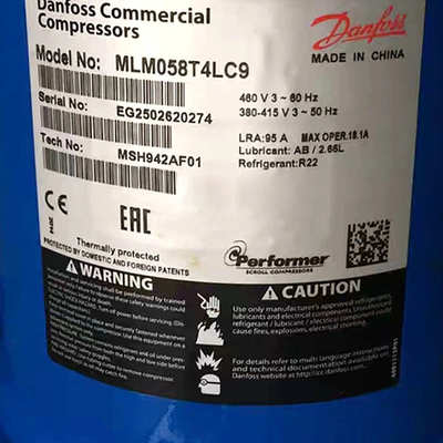 制冷压缩机冷库热泵MLM058T4LC9 空调MLM076T4LC9 HCM120T4LC6