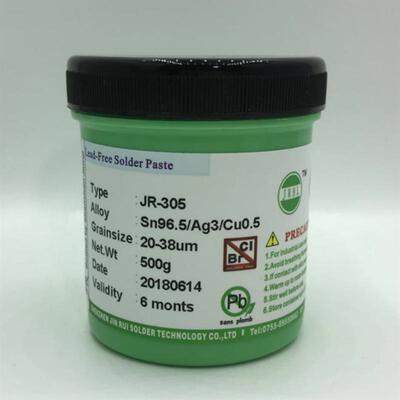 高温锡膏3%银焊锡膏JRHL305无铅锡膏锡浆Sn96.5Ag3.0Cu0.5锡银铜