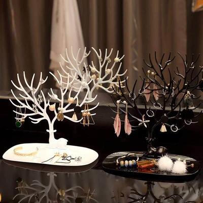 earring storage box desktop jewelry display rack hanging ear