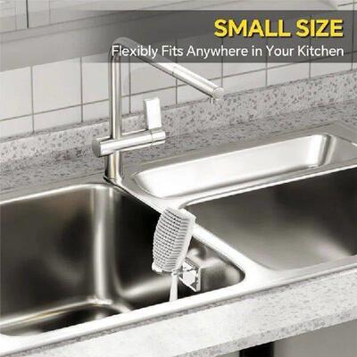 【Rushed】Clear Acrylic Kitchen Sink Brush Holder 2PCS,