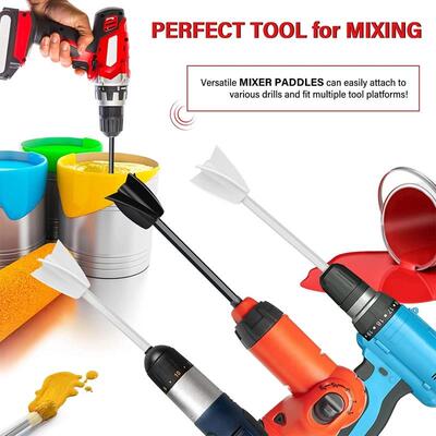 Paint,Epoxy Resin,Mud Power Mixer Blade Drill Tool for Mixin