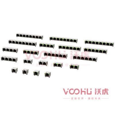 SYT211Q802AC2A7S009 集成千兆变压器RJ45带灯左绿右黄 SMT网口