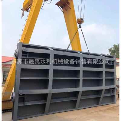 广东河源拦河闸喷锌防腐钢制闸门5*3.8m整体型出厂前验收8800元/t