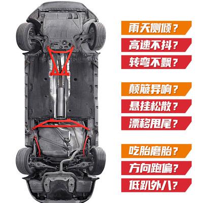防倾杆适用大众B8蔚揽Variant平衡杆斯柯达速派底盘件改装加强