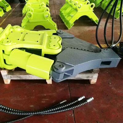 挖机液压双缸剪筋钢铁废切断鹰嘴液钳厂房9632拆除旋转压剪