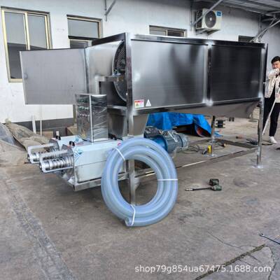 猪粪鸡粪干湿分离机电动固液脱水机双机头滚筒微滤猪粪脱水机