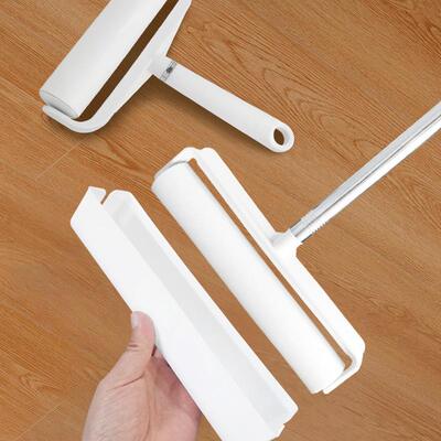 Large Rolling Brush with Extendable Handle for Home Use, Tea