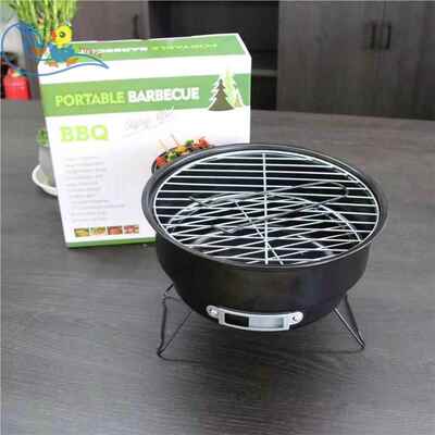 跨境小型户外冰包炉圆形冰包炉野外露营碳烤炉卡式炉柴火炉家用