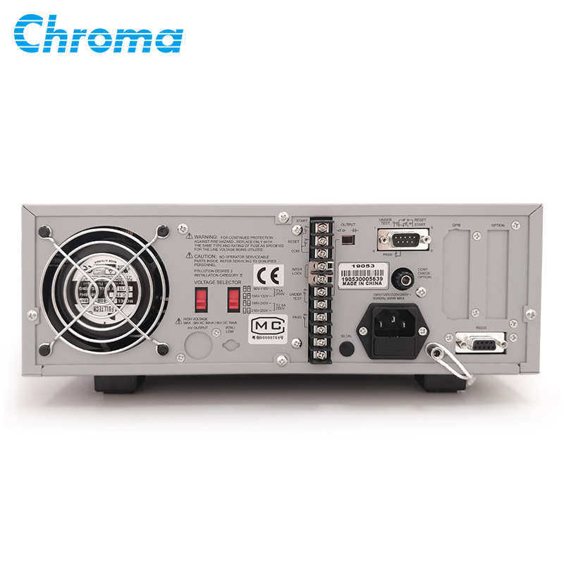 Chroma致茂19073耐压测试仪 中茂19053高精度三合一耐压测试器