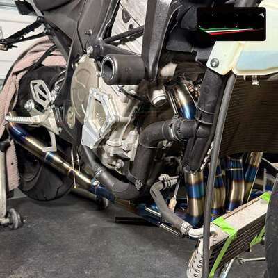 S1000R S1000RR全段排气管改装 分体前段 尾段消声器2010-2016年