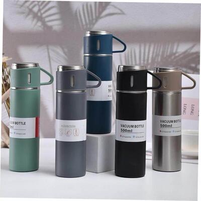 Hot Water Bottle500ML Stainless Steel Vacuum Flask Gift Set