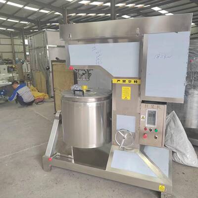 速冻食品厂使用自动变频打浆机鱼丸馅料搅拌机器不锈钢牛肉丸子