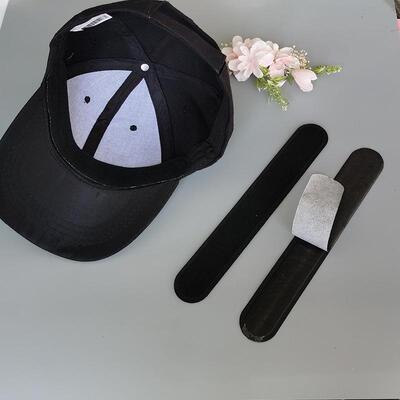Hat protective strip to prevent dirt, keep the hat from fall