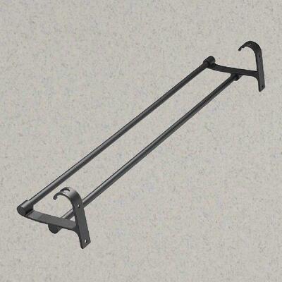 48 Cm Double Bar Towel Rack Stand Bathroom Hanger Holder