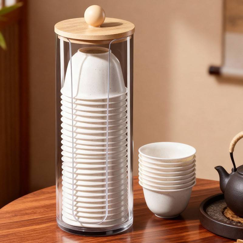 稻壳一次性茶杯功夫茶杯高档旅行茶具套装加厚专用喝茶小茶杯