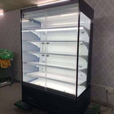 豪华款双门便利店饮料展示柜Glass door chiller 超市饮料冷藏柜