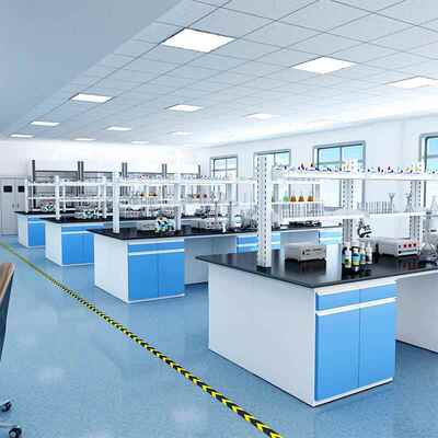 实验台钢JG-9874试验边全台中央操作学校台实验桌钢木工作台化试