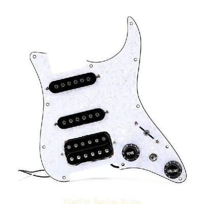 11 Holes Guitar Prewired loaded Pickguard Electric Guitar